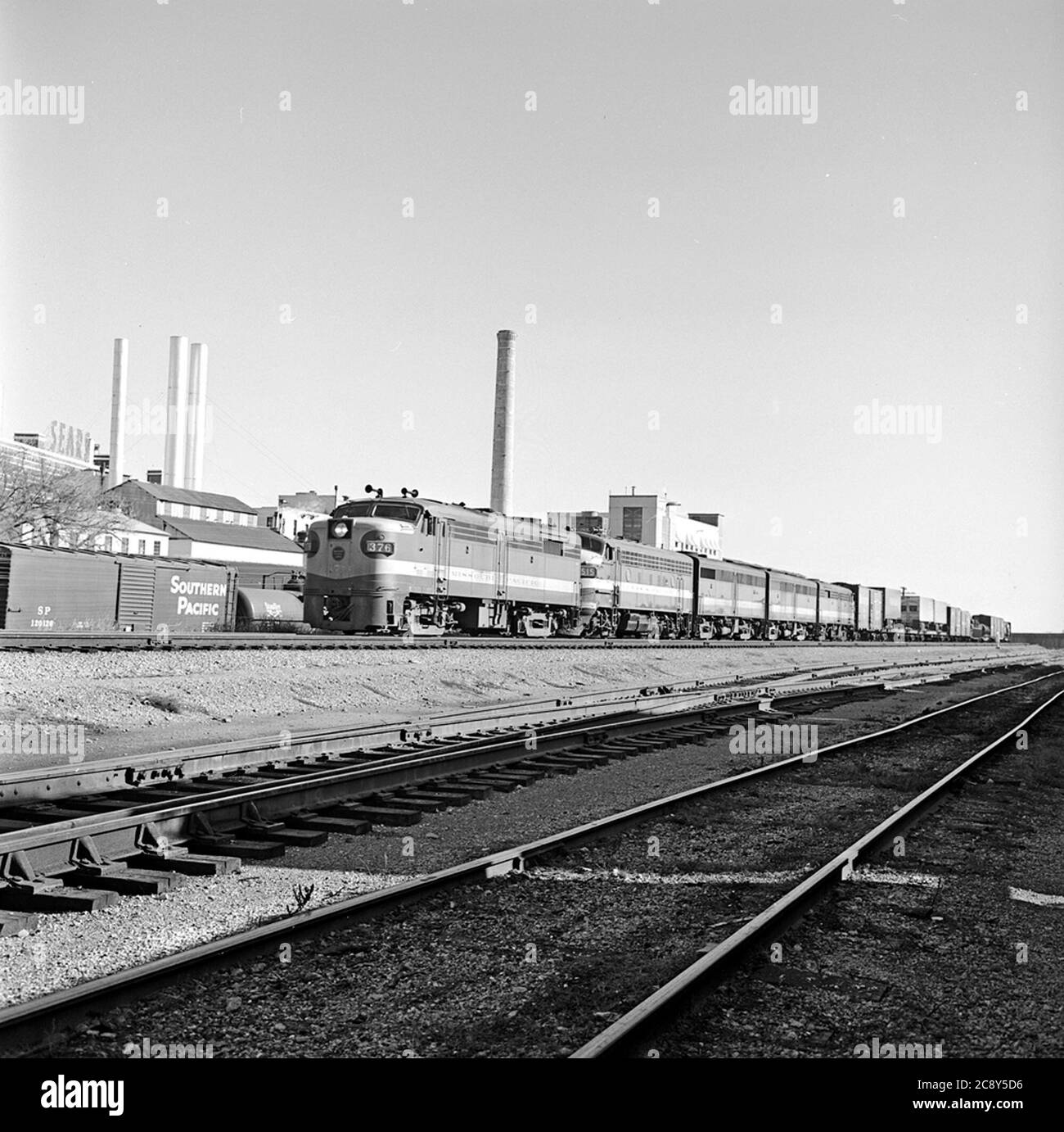 Locomotives image Black and White Stock Photos & Images - Alamy