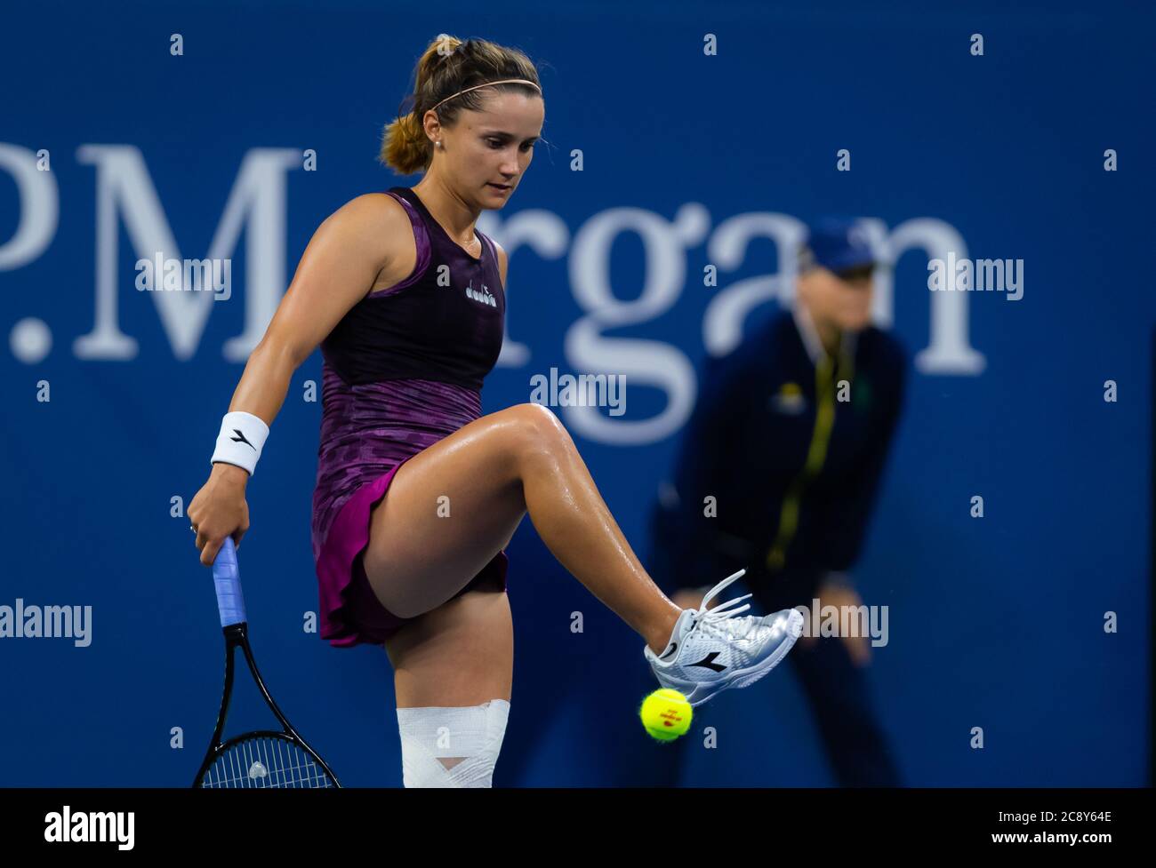 Lauren Davis of the United States in action during her second-round ...