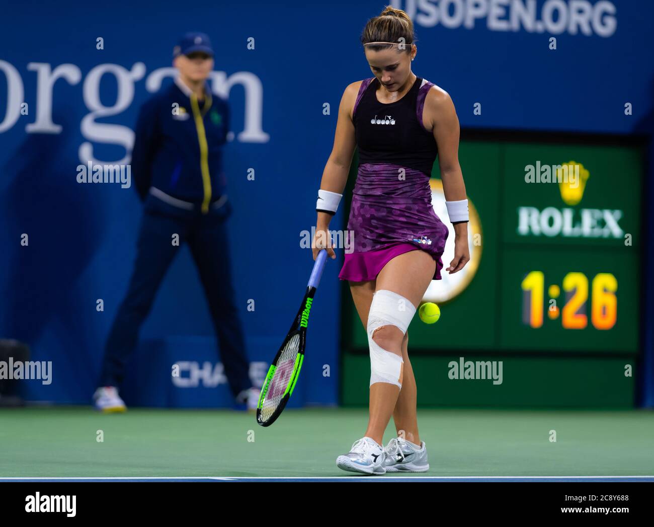 Lauren Davis of the United States in action during her second-round ...