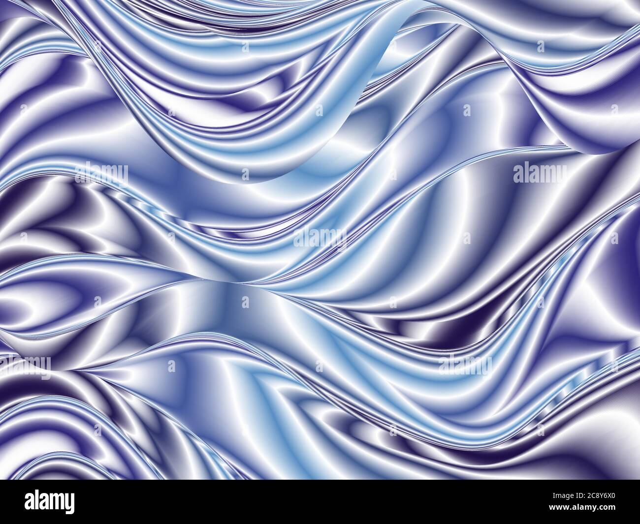 Elegant Blue And Silver Wallpaper