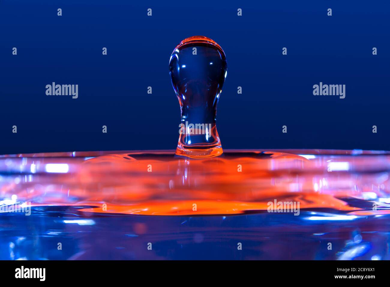 figures and shapes of water produced by splash photographed very ...