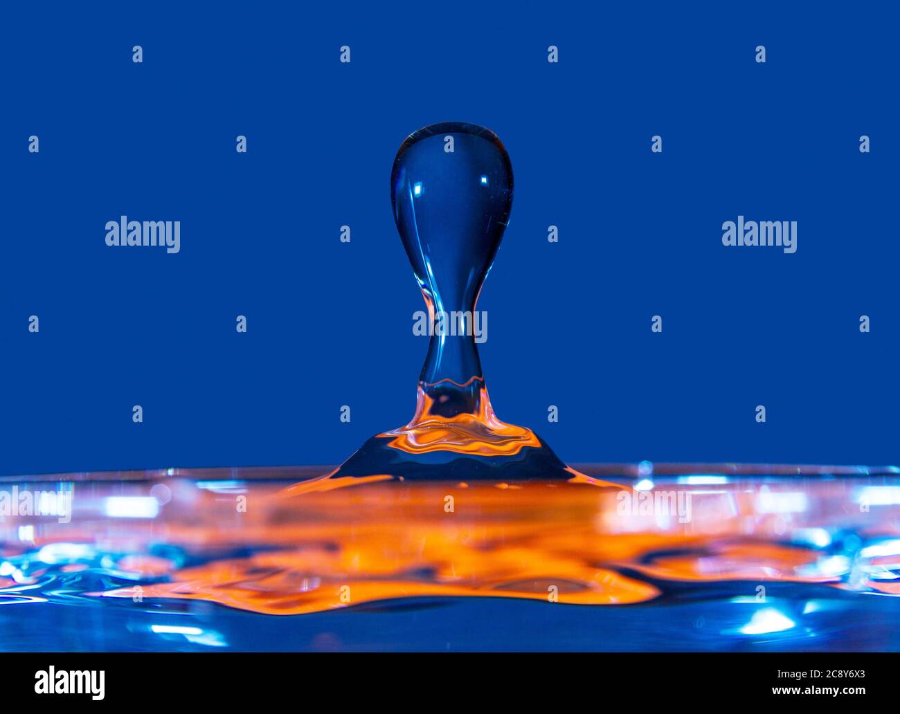 figures and shapes of water produced by splash photographed very ...