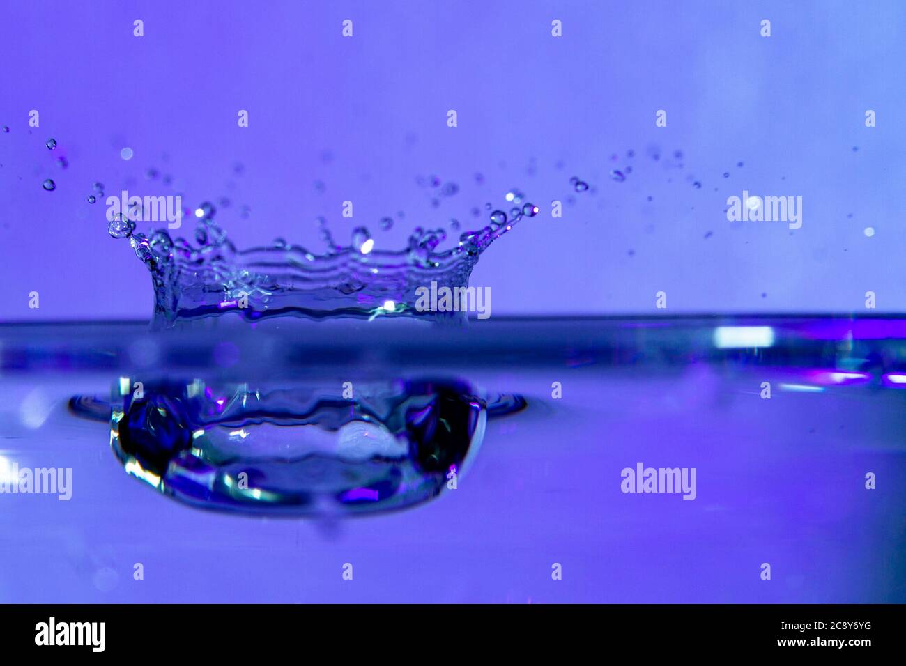 figures and shapes of water produced by splash photographed very ...