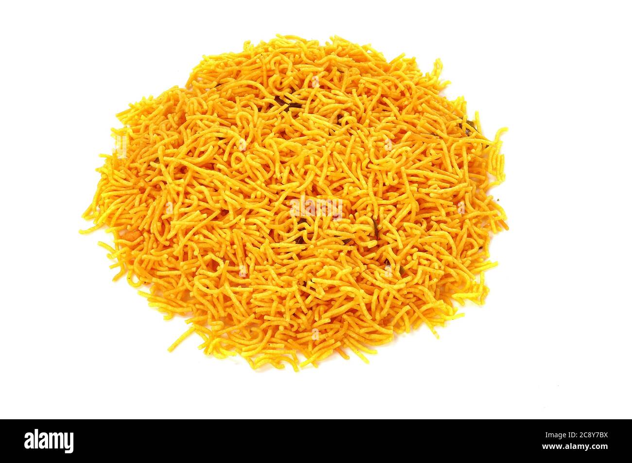Indian Snack-Aloo sev Stock Photo - Alamy