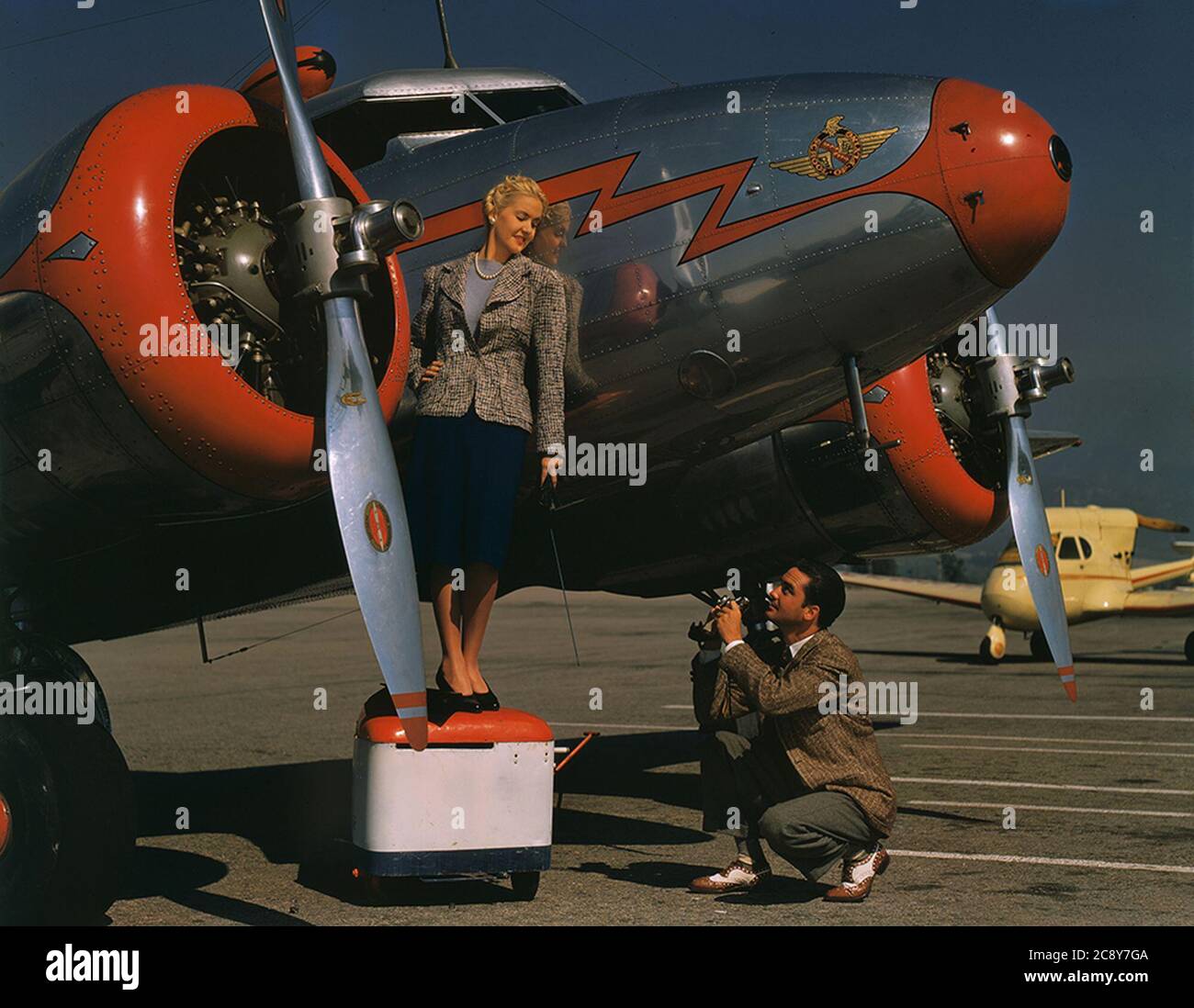 Lockheed 12a electra junior hi-res stock photography and images - Alamy