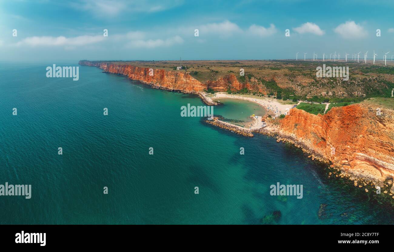 Bolata beach Bulgaria. Exotic bay near Cape Kaliakra and Albena, Varna ...