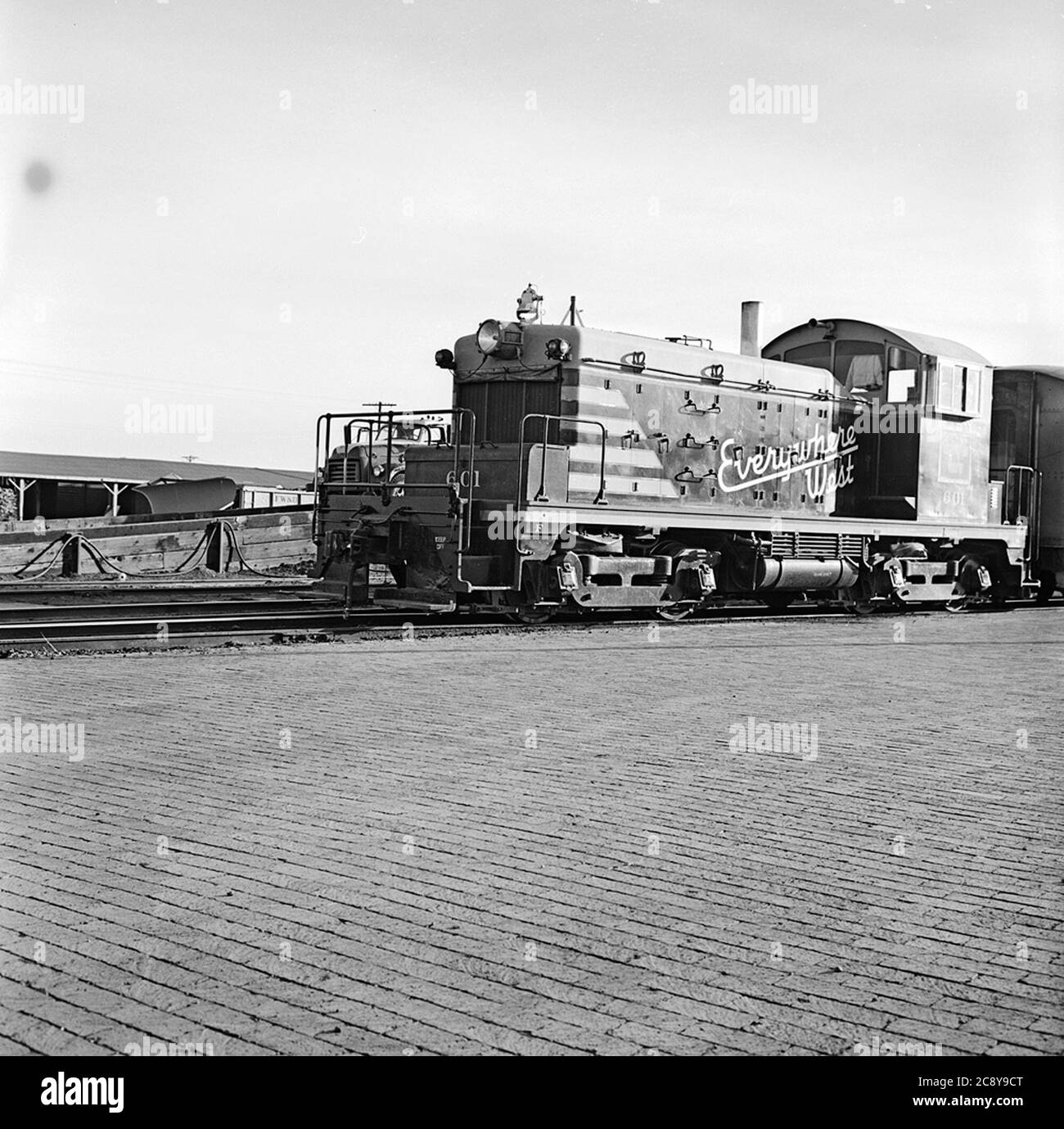Diesel electric locomotive 1940s Black and White Stock Photos & Images ...
