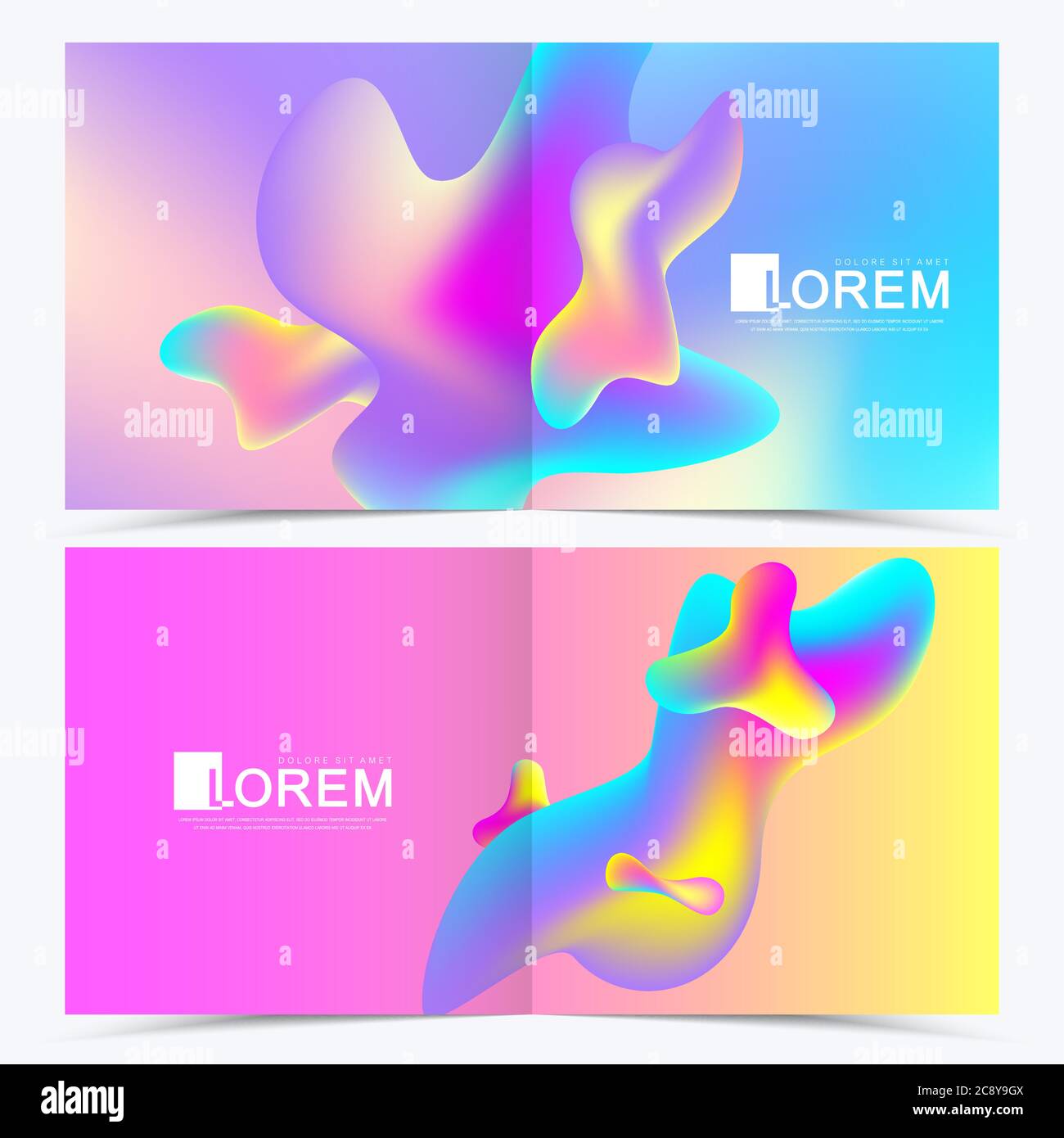 Bi fold Stock Vector Images - Alamy