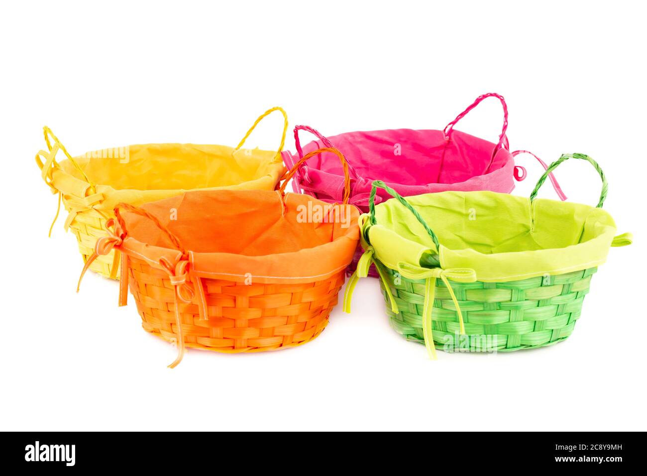 Four wicker baskets hi-res stock photography and images - Alamy