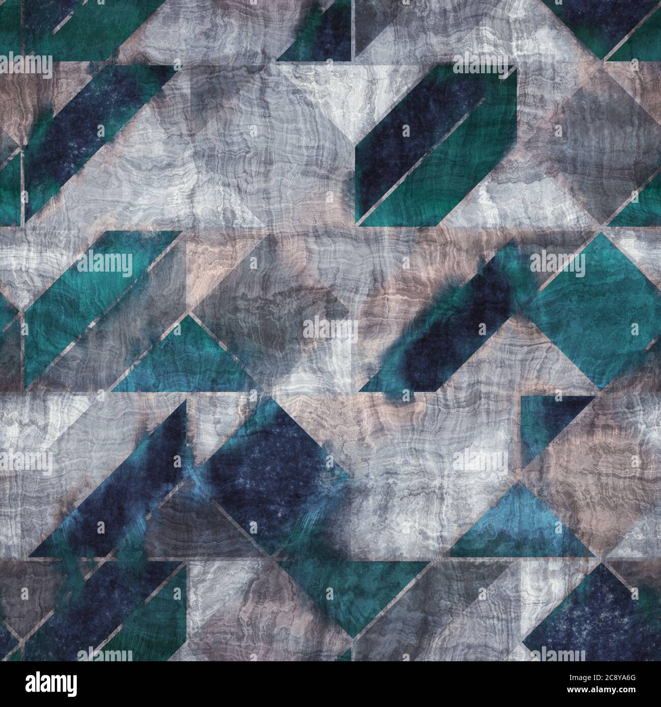 Seamless blue texture grungy repeat pattern swatch Stock Photo - Alamy