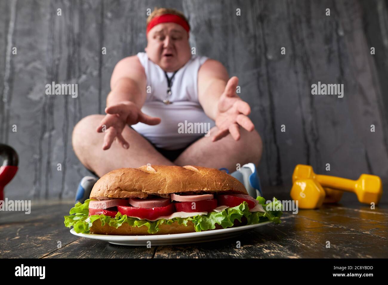 Huge sandwich funny hi-res stock photography and images - Alamy