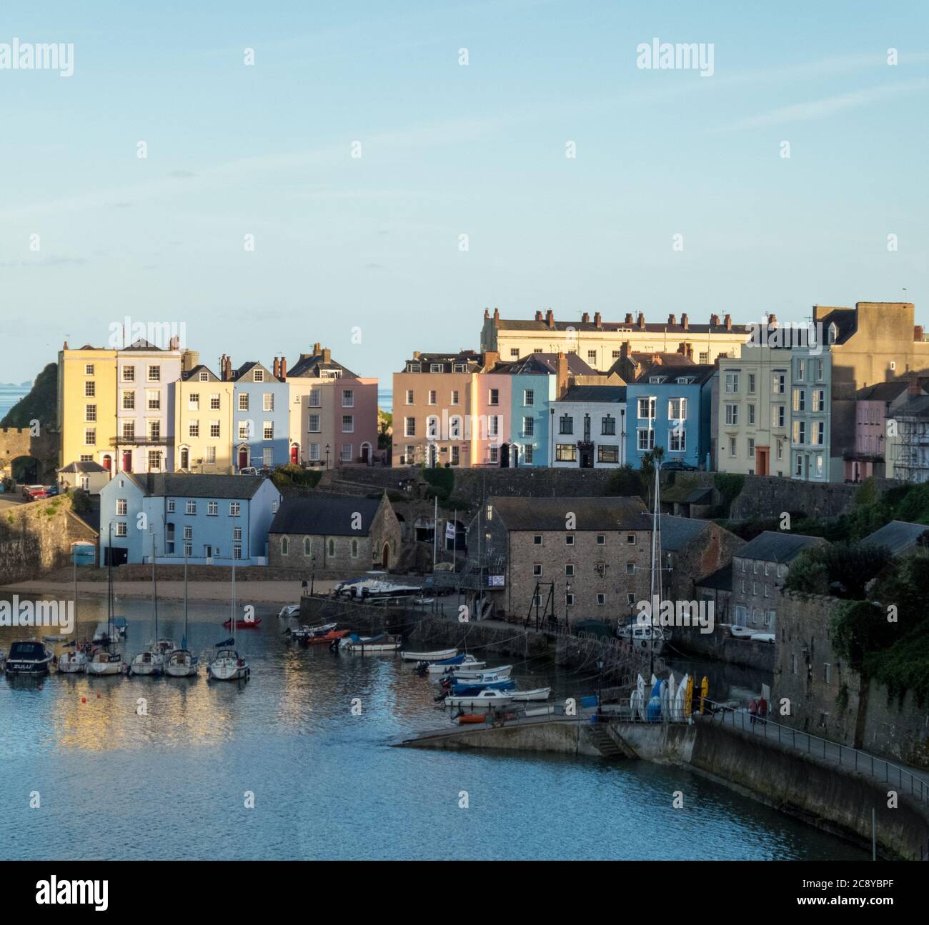 Tenby panorama hi-res stock photography and images - Alamy