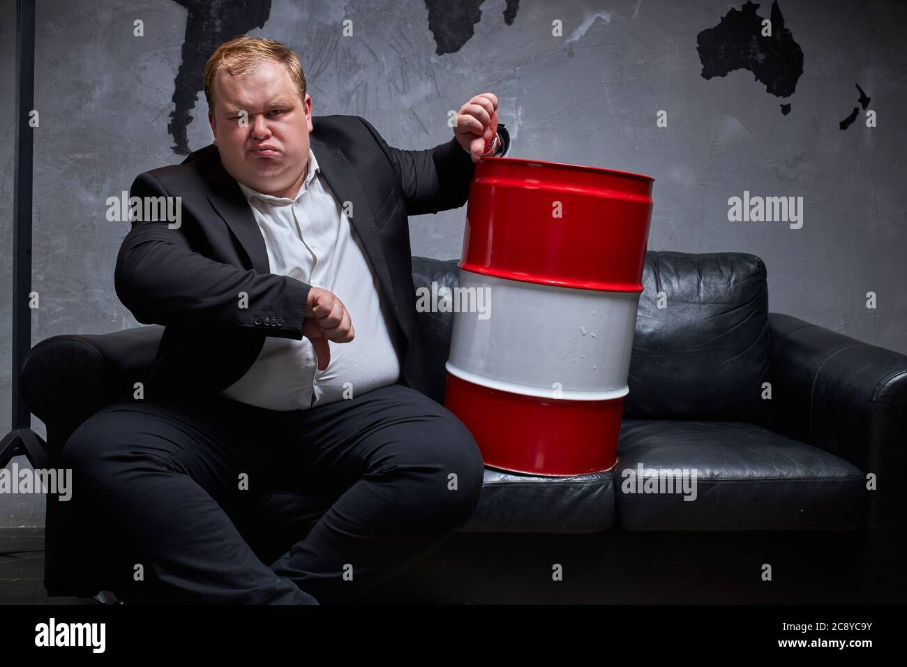 business and finance. oil and gas industry, young caucasian ...