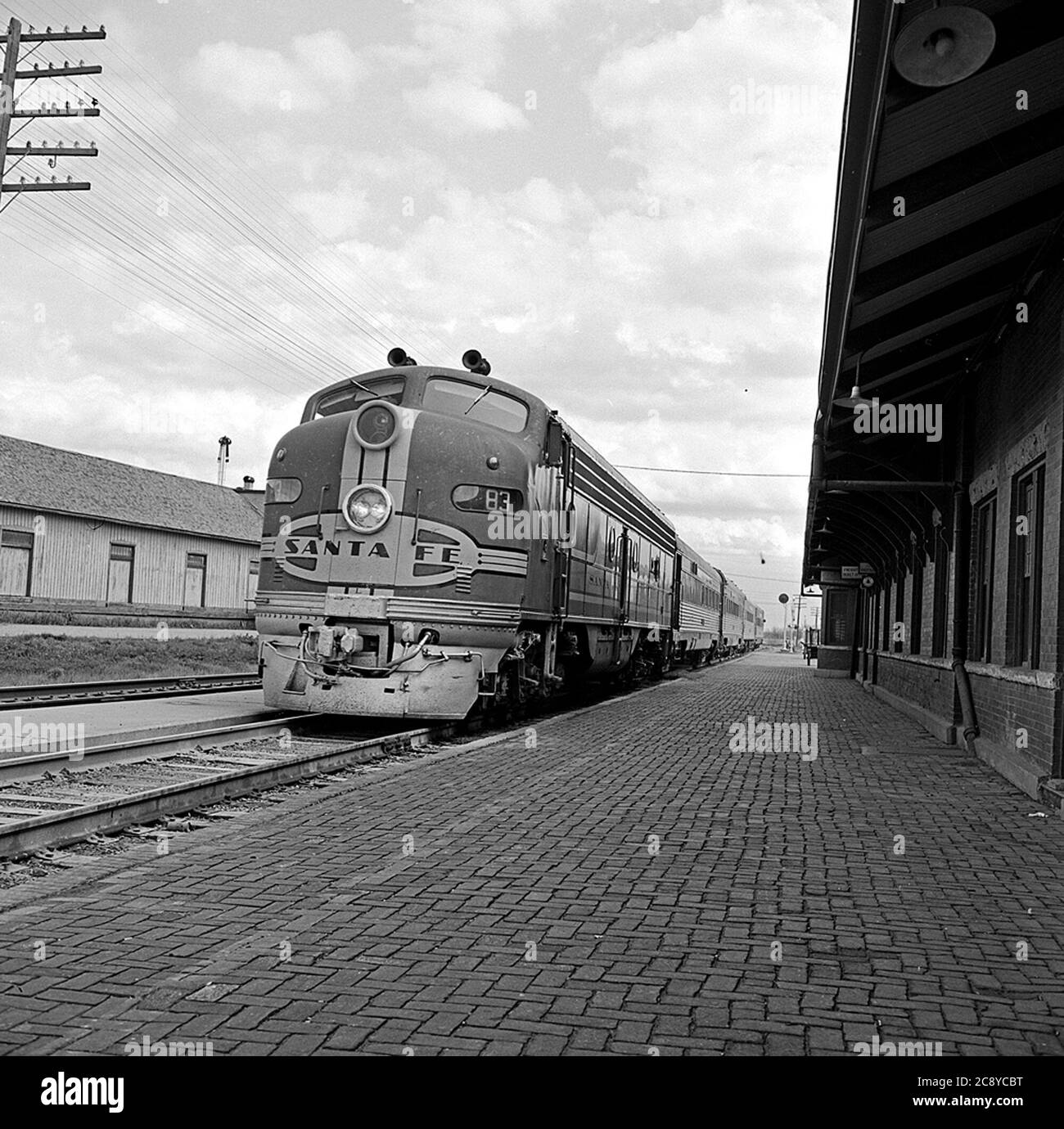 1940s santa fe locomotive hi-res stock photography and images - Alamy