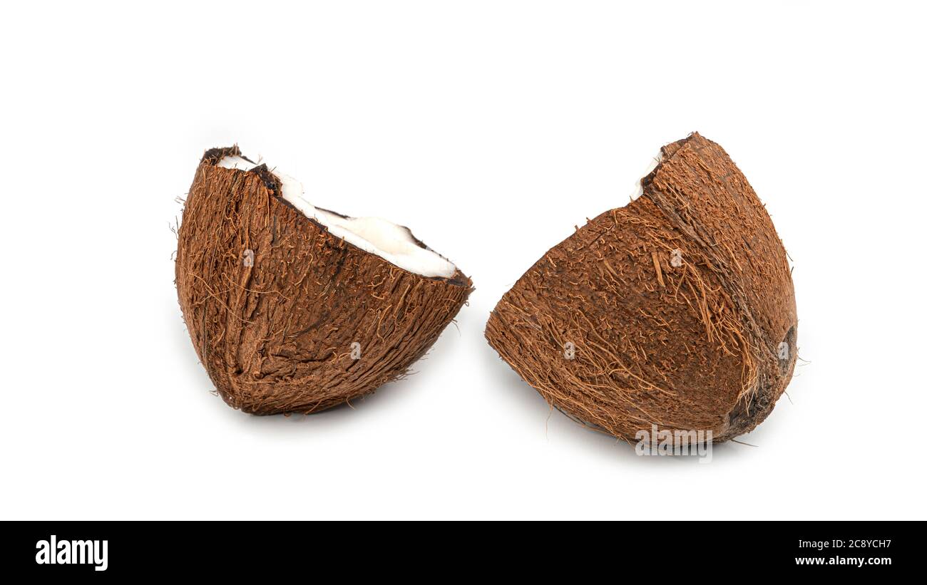 Broken coconut hi-res stock photography and images - Alamy