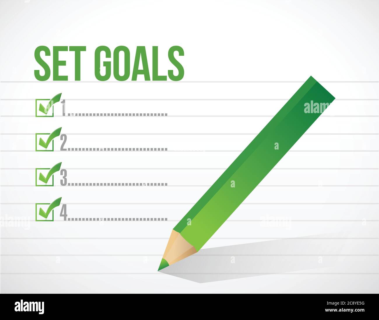 Set smart goals Stock Vector Images - Alamy