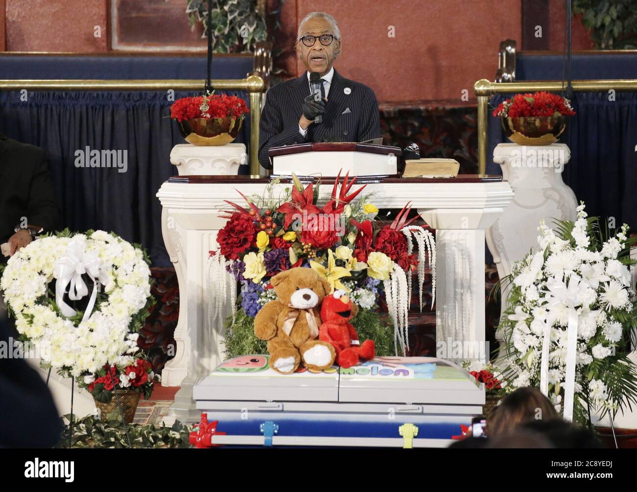 New York, United States. 27th July, 2020. Rev. Al Sharpton speaks at ...