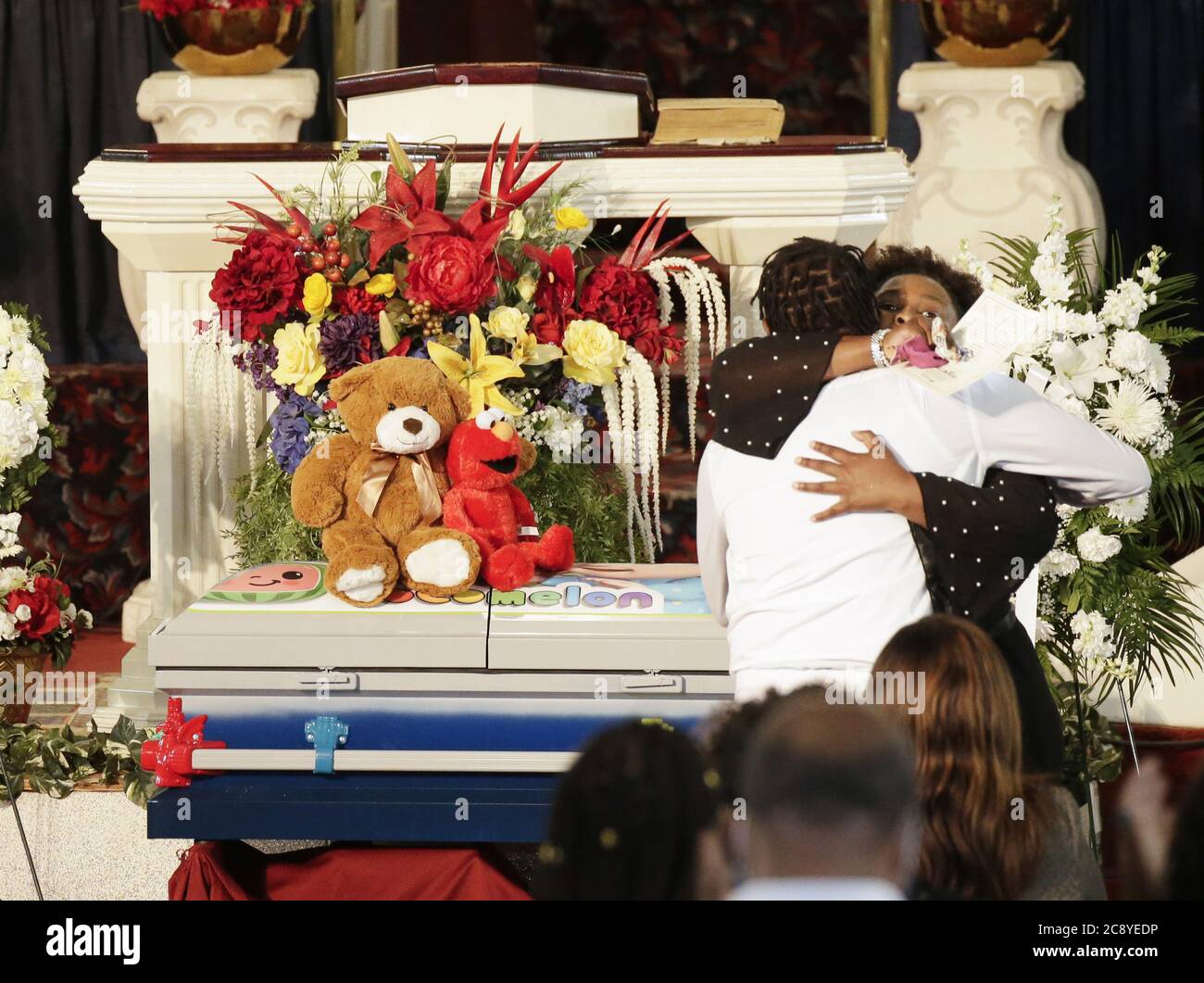New York, United States. 27th July, 2020. Davell Gardner SR. father of ...