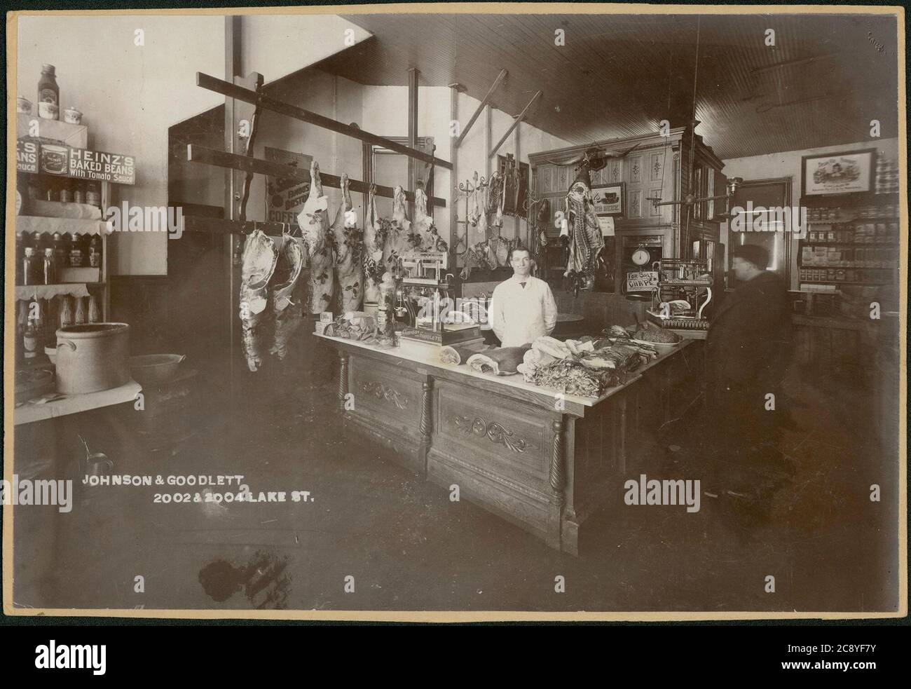 1940s butcher shop hi-res stock photography and images - Alamy