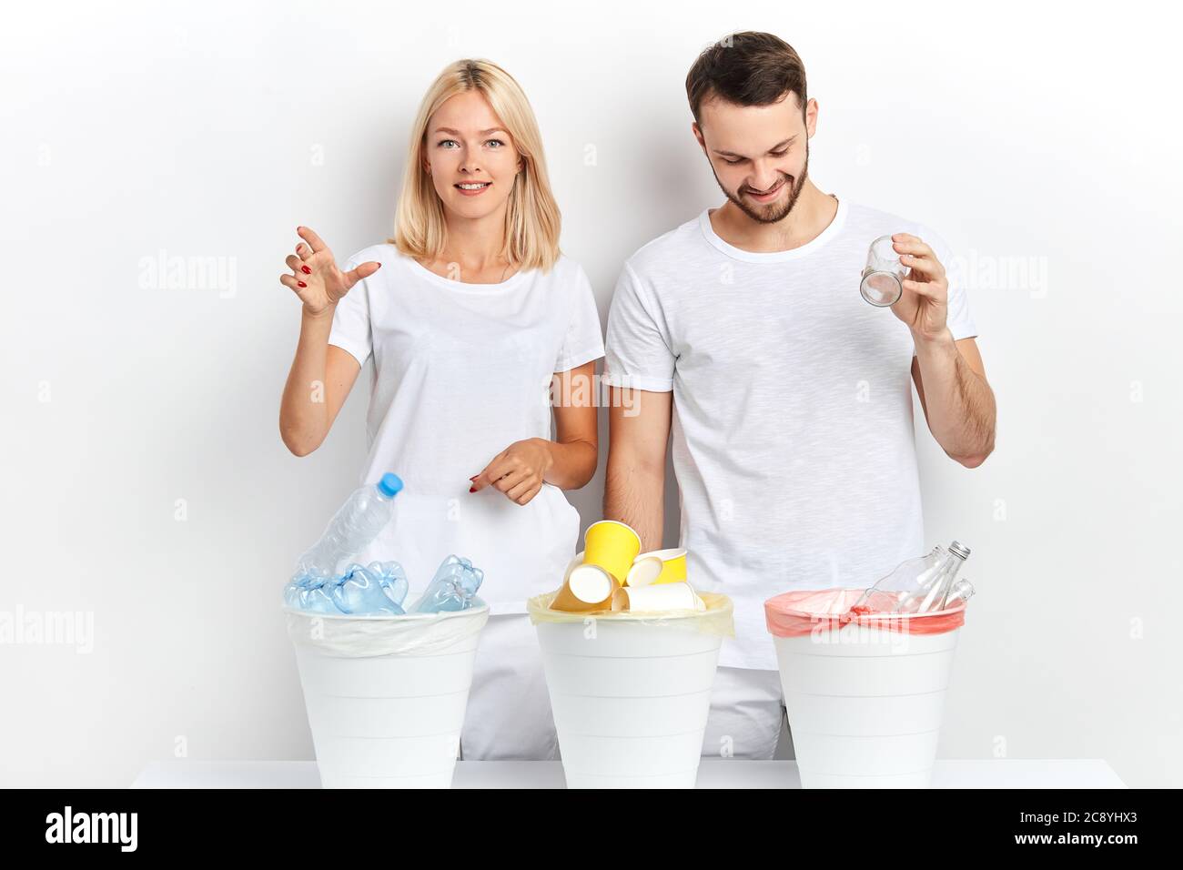 Using green bins hi-res stock photography and images - Alamy