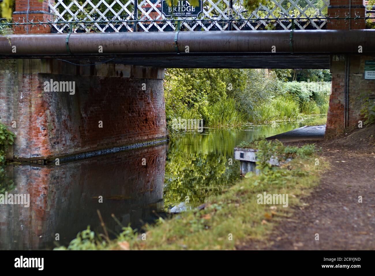Bridge over basingstoke canal hi-res stock photography and images - Alamy