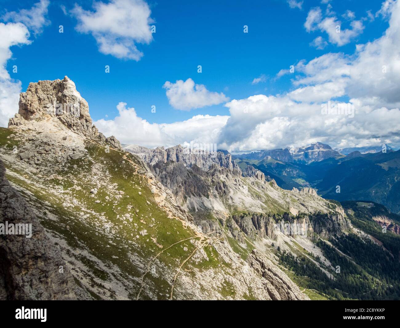 Climbing on the Rotwand and Masare via ferrata in the rose garden in ...