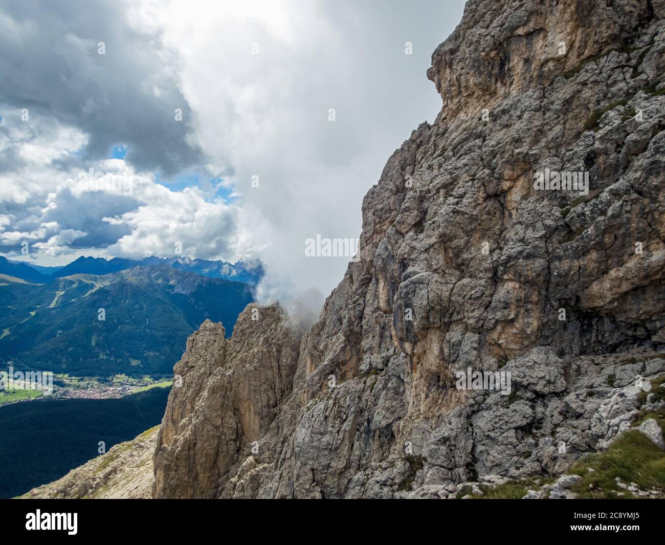 Climbing on the Rotwand and Masare via ferrata in the rose garden in ...