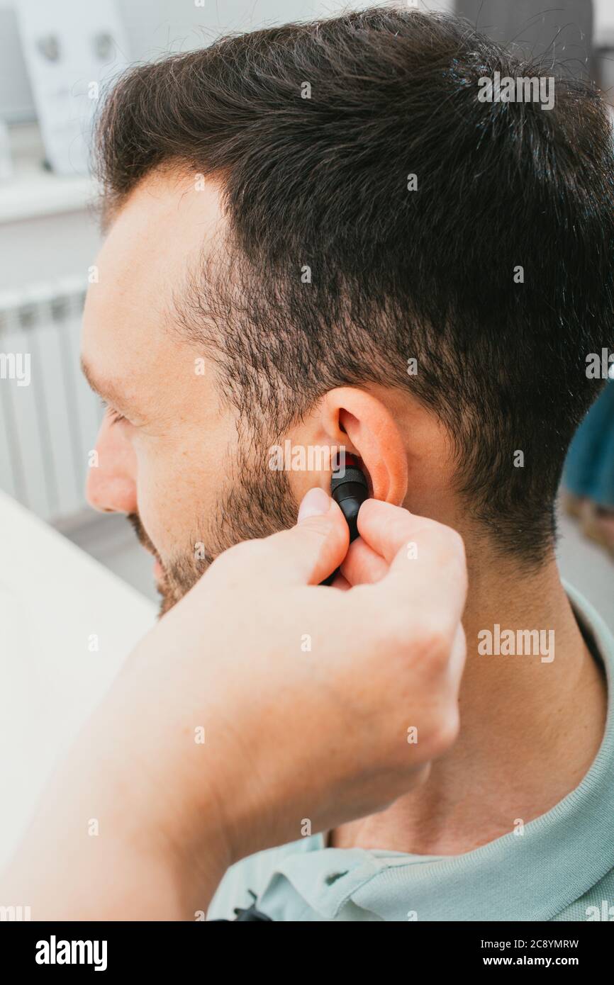 Tympanometry examination hi-res stock photography and images - Alamy