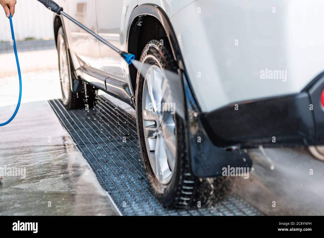 Carwash concept high pressure hi-res stock photography and images - Alamy