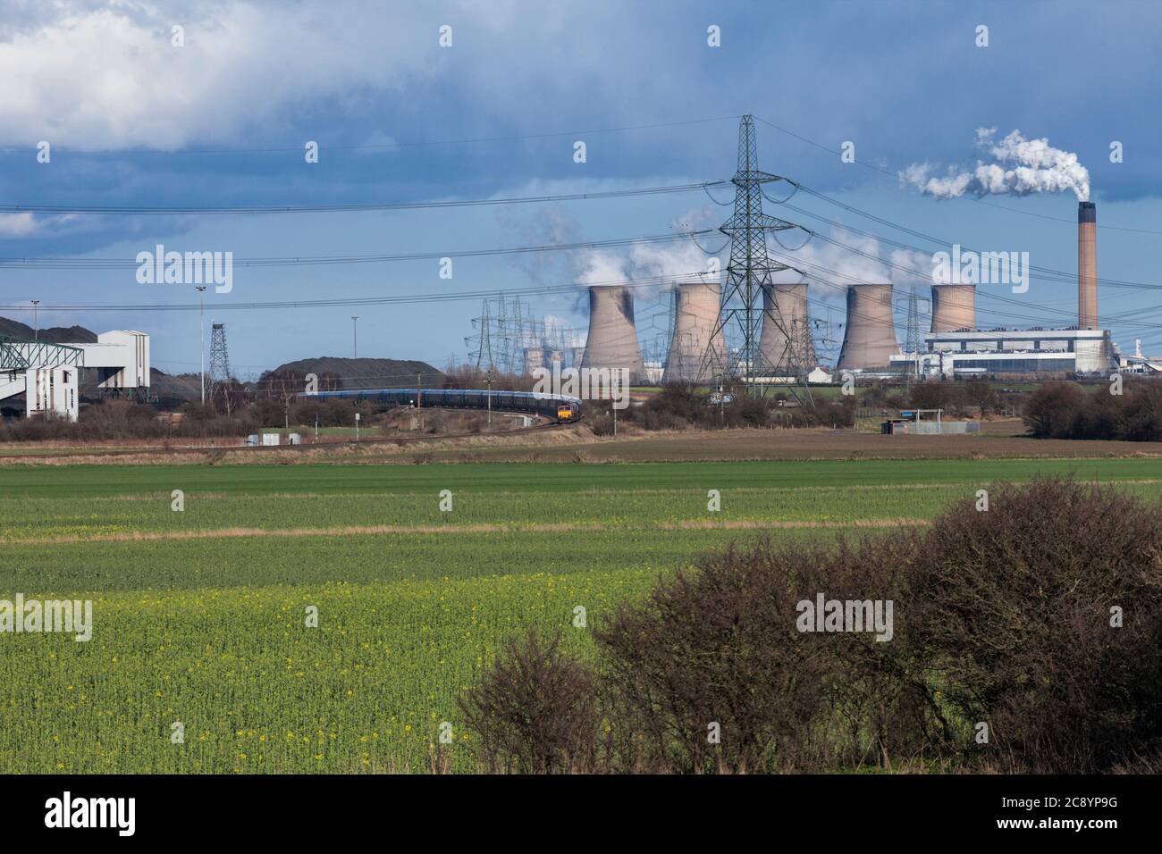 Drax Power Station Train High Resolution Stock Photography and Images ...