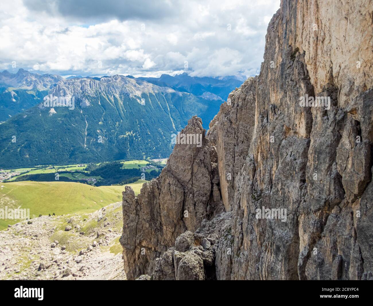 Climbing on the Rotwand and Masare via ferrata in the rose garden in ...