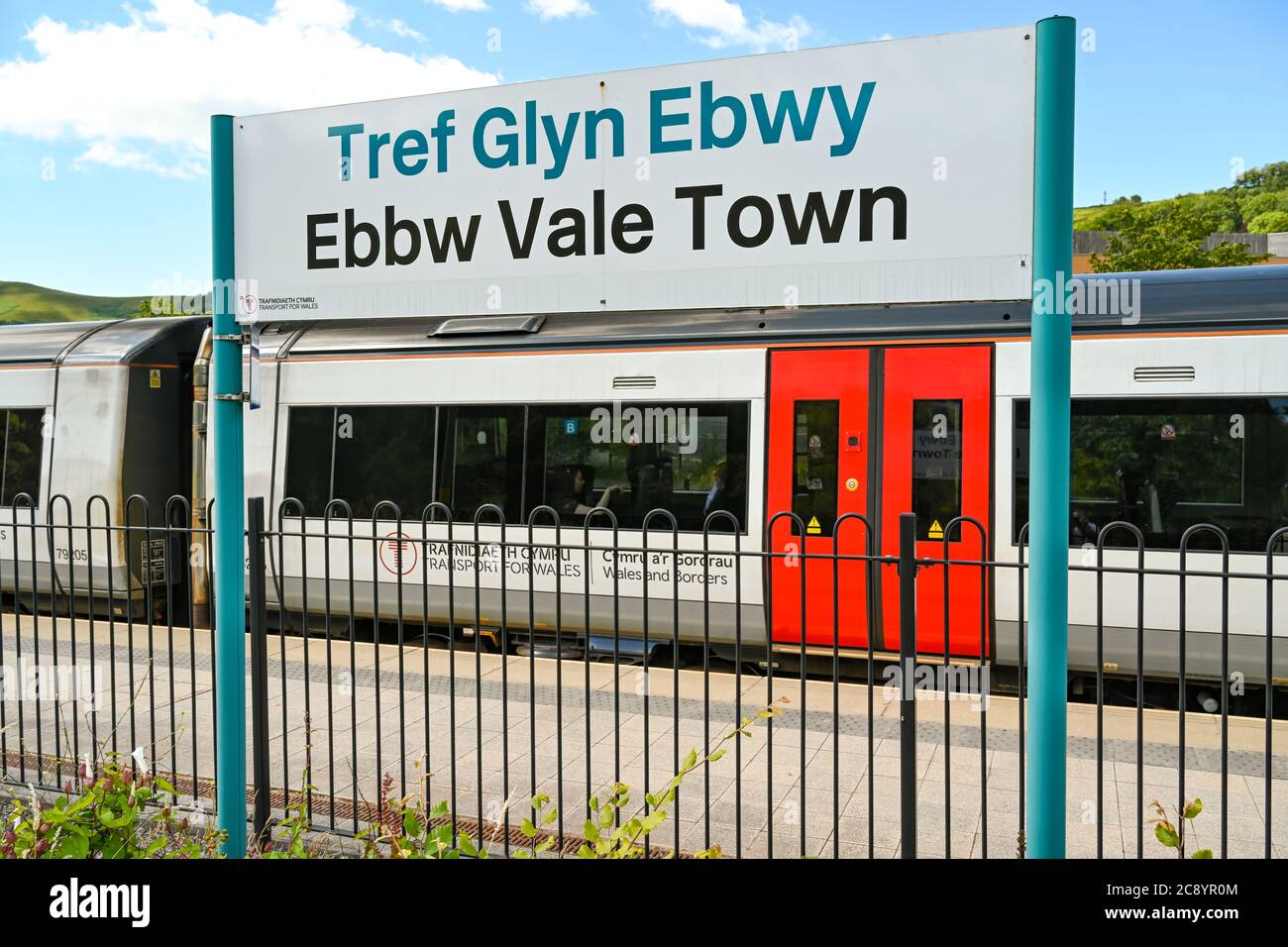 Railway station name board hi-res stock photography and images - Alamy