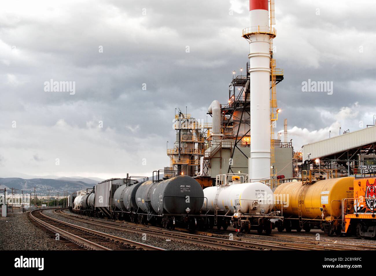 Unloading Rail Tank Cars