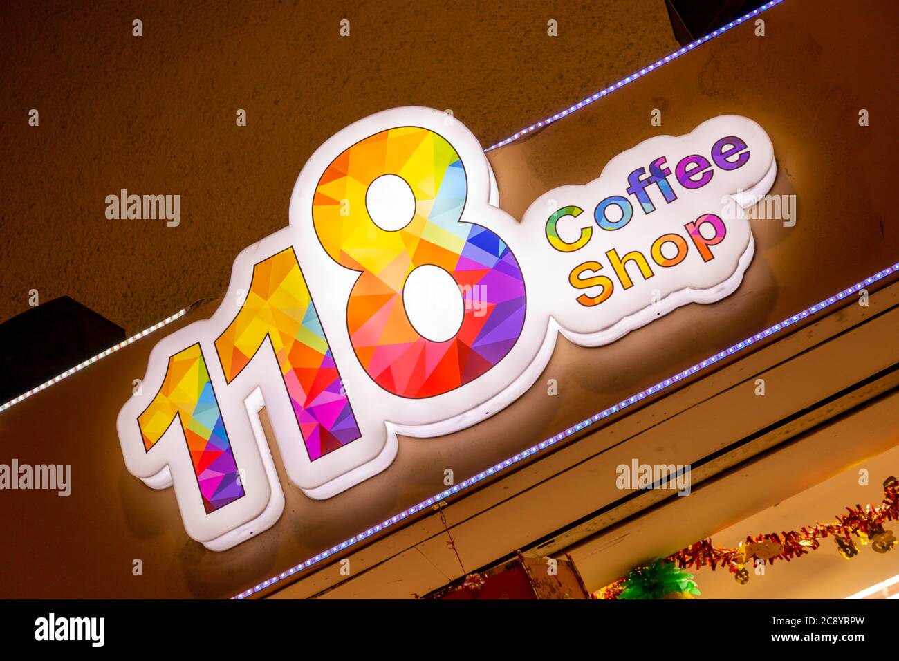 118 coffee shop, Singapore Stock Photo - Alamy