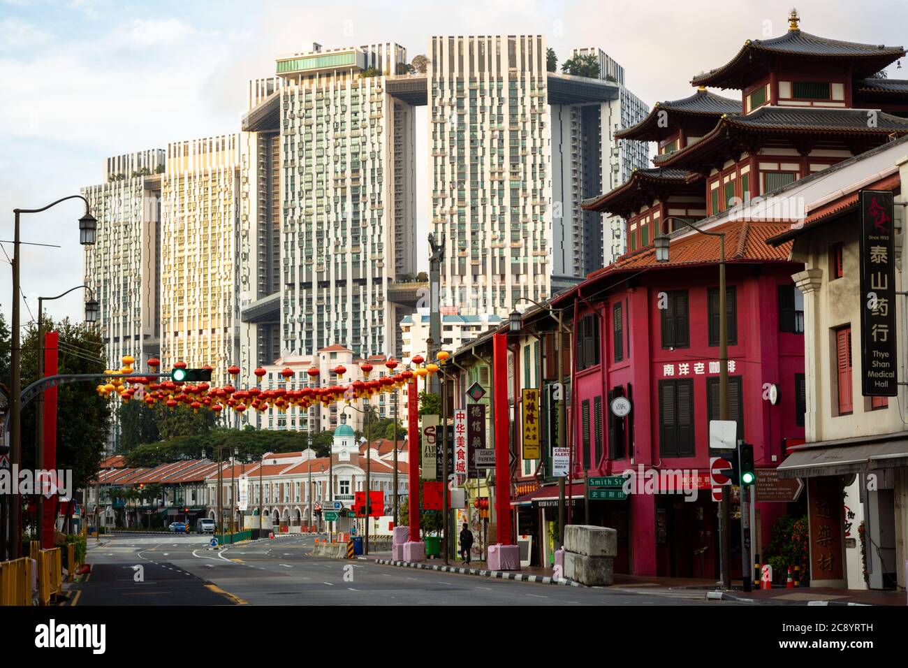 Chinatown in singapore during chinese hi-res stock photography and ...