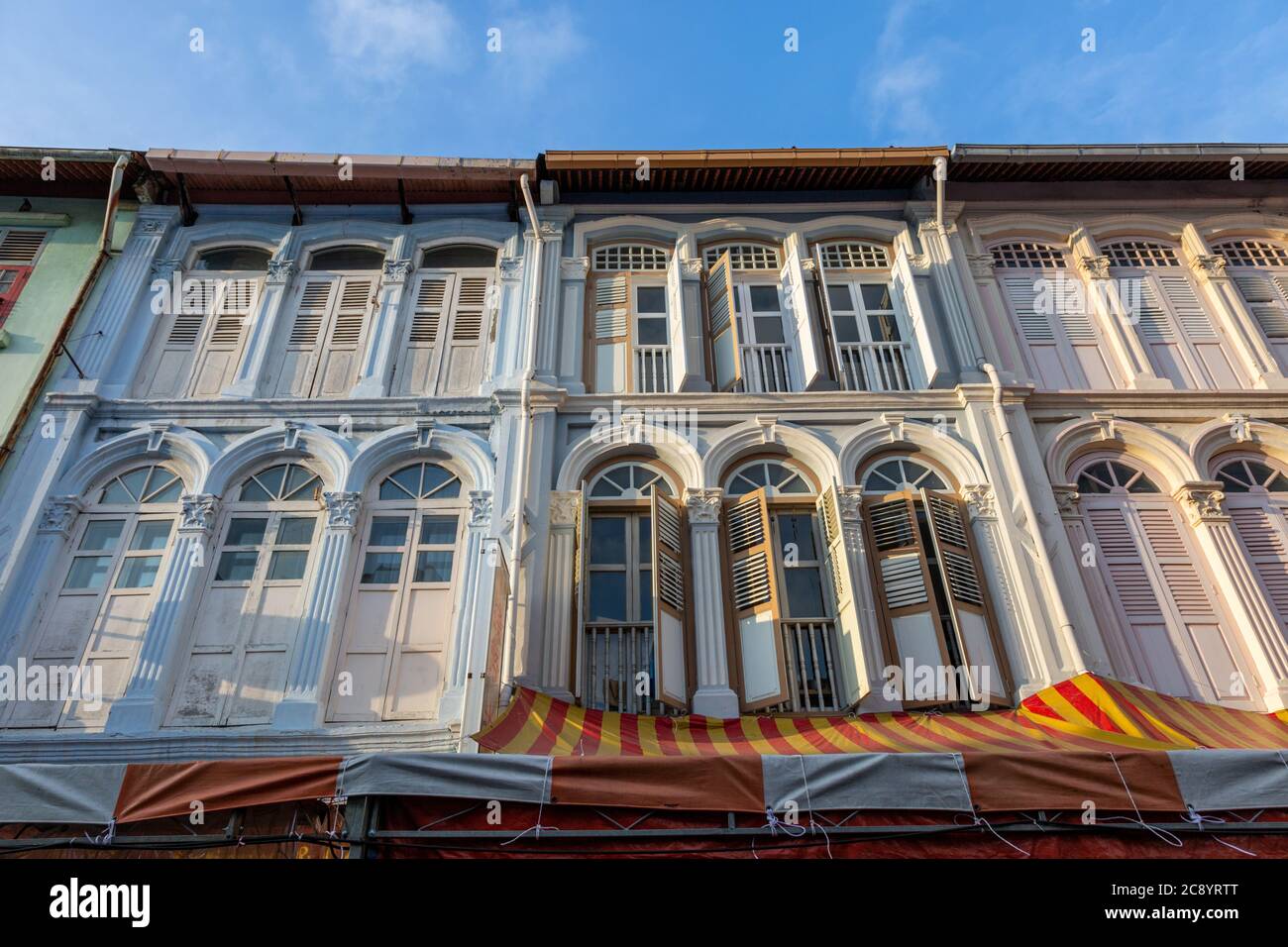 Old colonial buildings, Singapore Stock Photo - Alamy