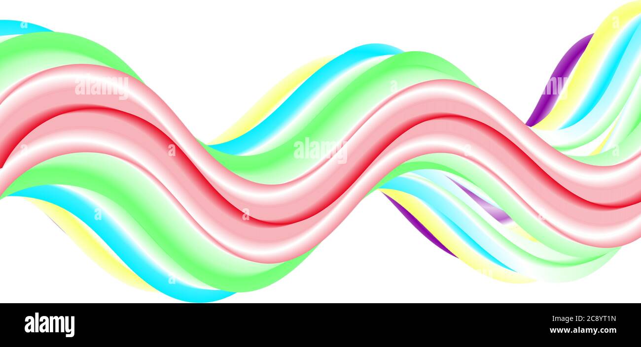 Decorative abstract color wave background design. A smooth whirlwind ...