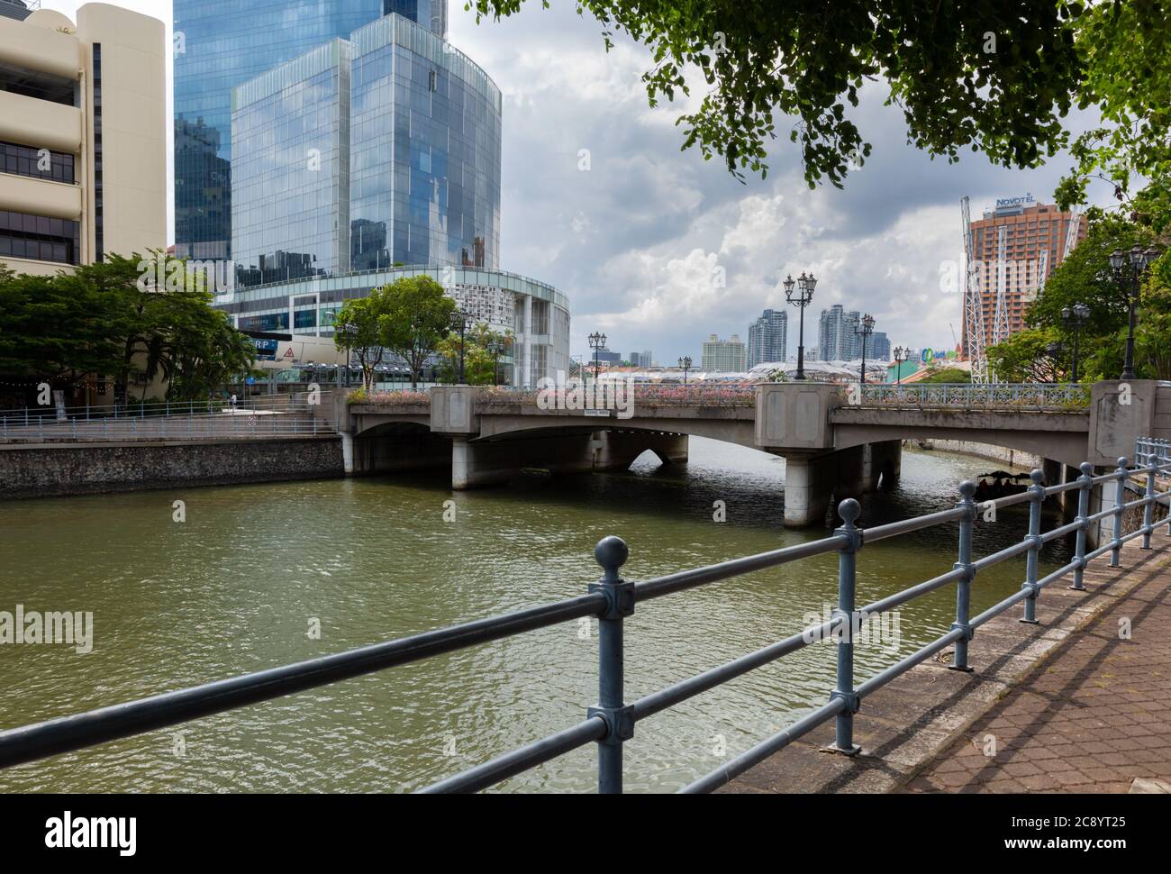Coleman Bridge, Singapore Stock Photo - Alamy