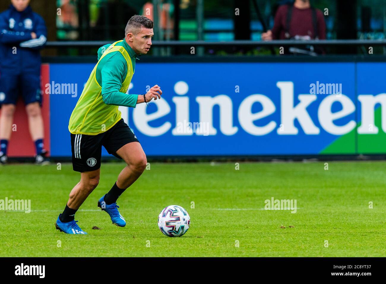 ROTTERDAM, NETHERLANDS - JULY 27: Feyenoord player Bryan Linssen seen ...