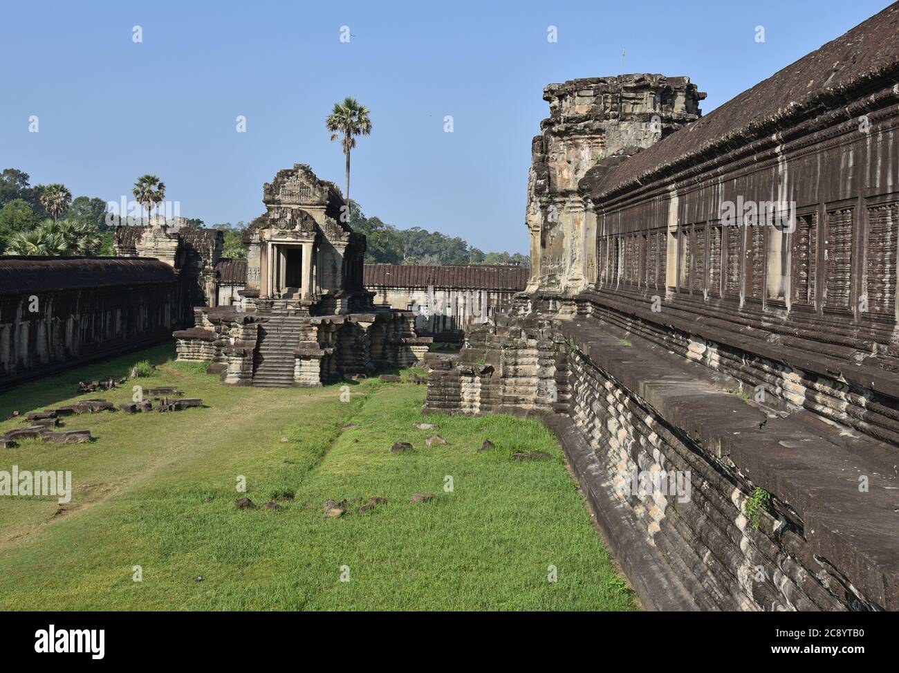 Ancient buildings of Angkor Wat, Cambodia Stock Photo - Alamy