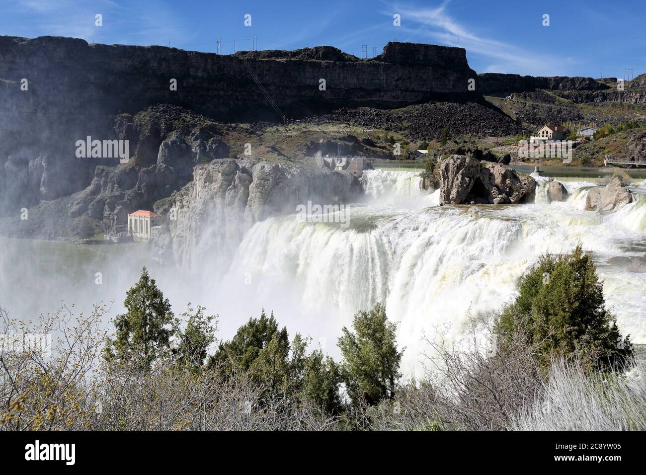 Record water flow over Shoshone Falls in Twin Falls, Idaho created ...