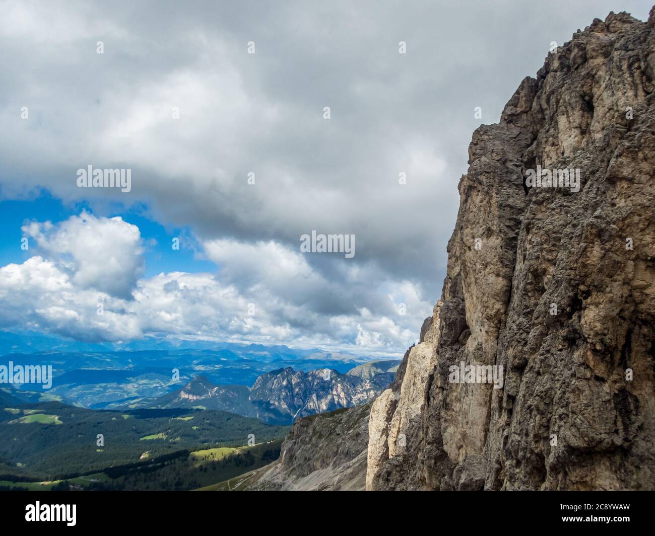 Climbing on the Rotwand and Masare via ferrata in the rose garden in ...