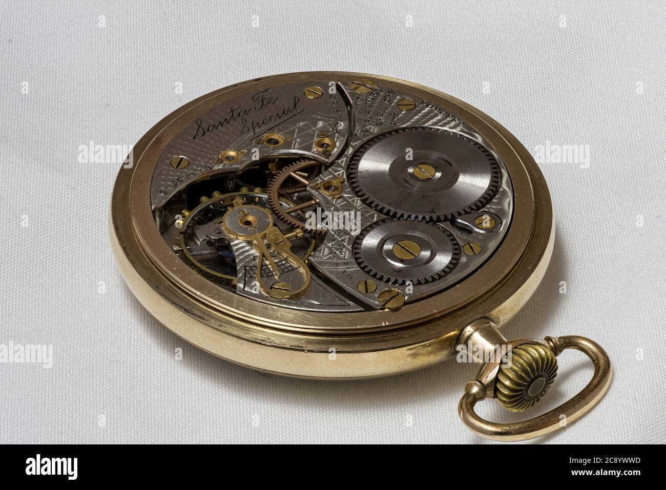 Illinois Watch Co - Santa Fe Special Pocket Watch Stock Photo - Alamy