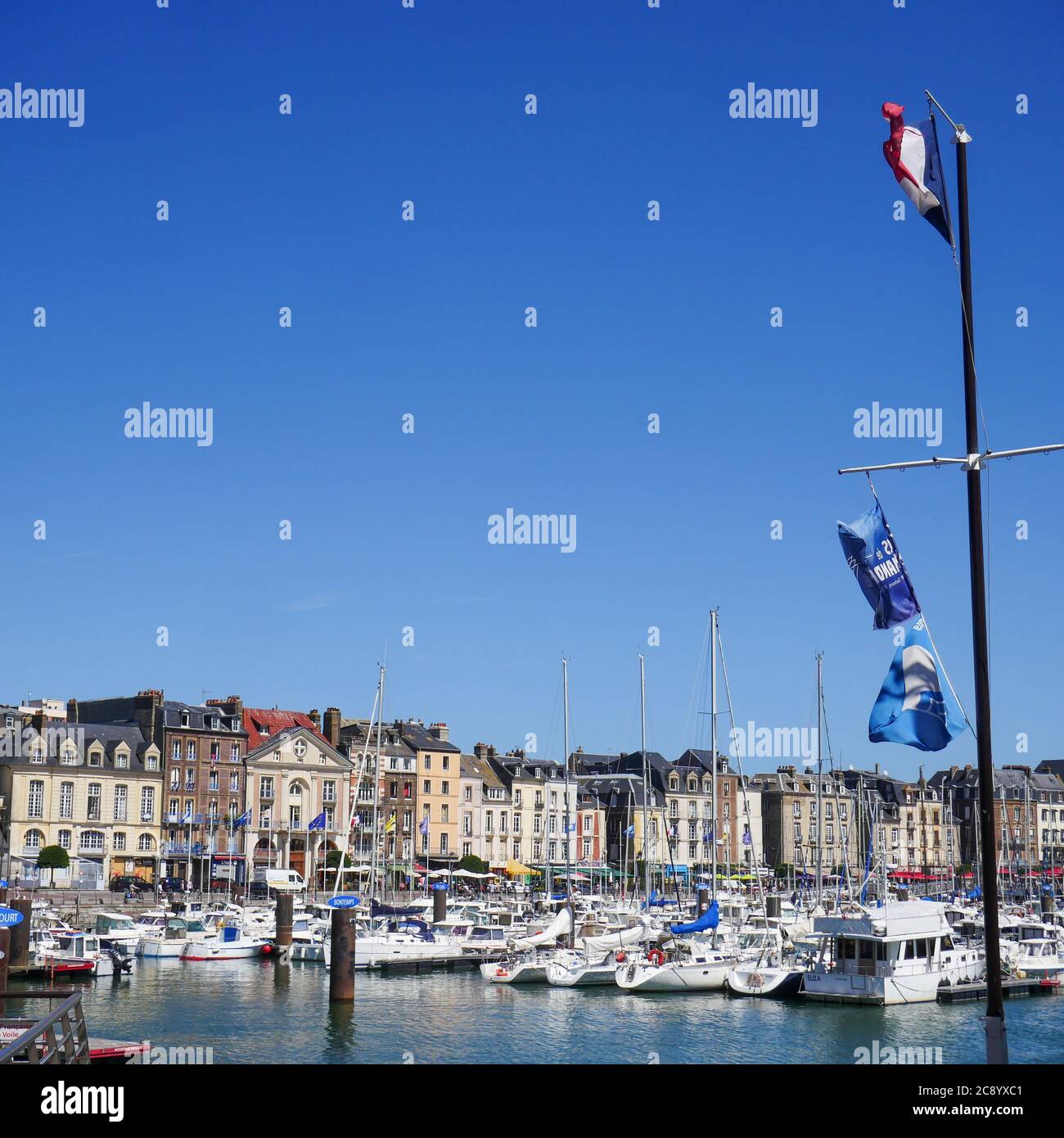 Sailing ships, Dieppe Sailing harbor, Dieppe, Seine-Maritime, Normandy ...
