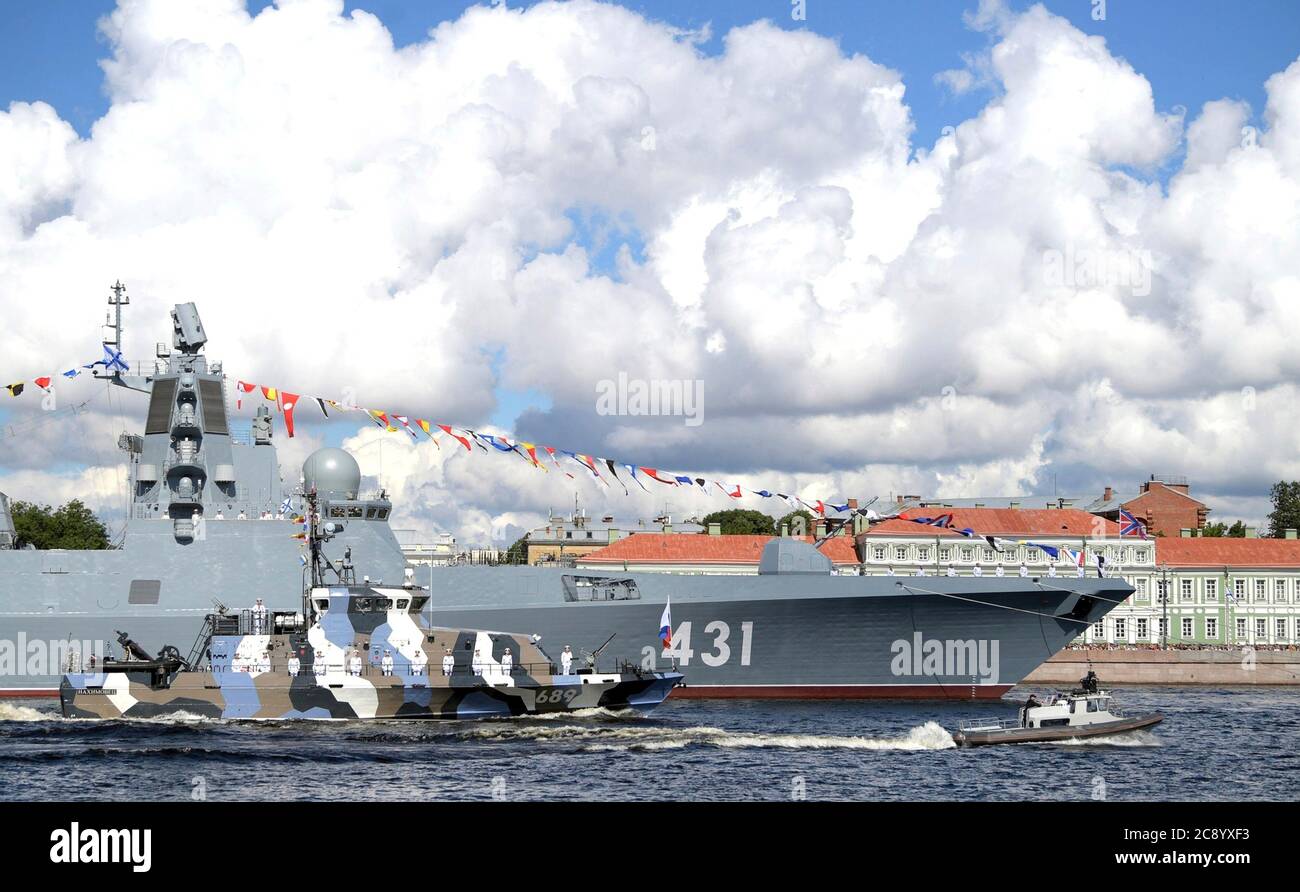 The Russian Navy Gorshkov class frigate Admiral Flota Kasatonov takes ...