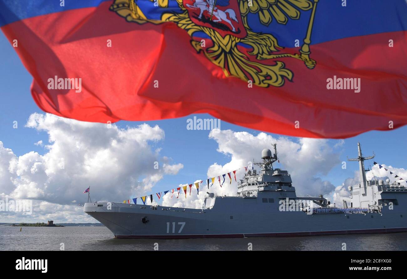 The Russian Navy Project 11711 Ivan Gren class landing ship Pyotr ...