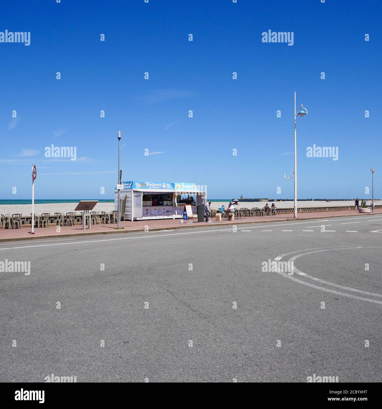 The Channel shore, Dieppe, Seine-Maritime, Normandy, France Stock Photo ...
