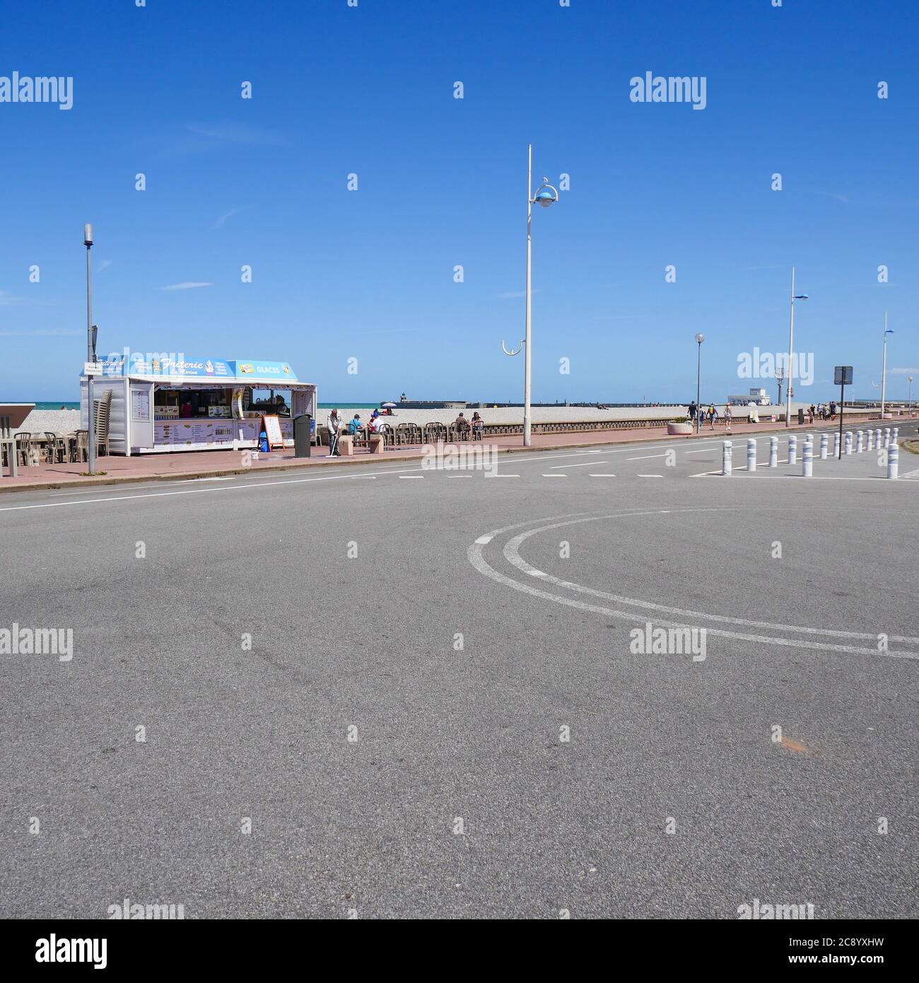 The Channel shore, Dieppe, Seine-Maritime, Normandy, France Stock Photo ...