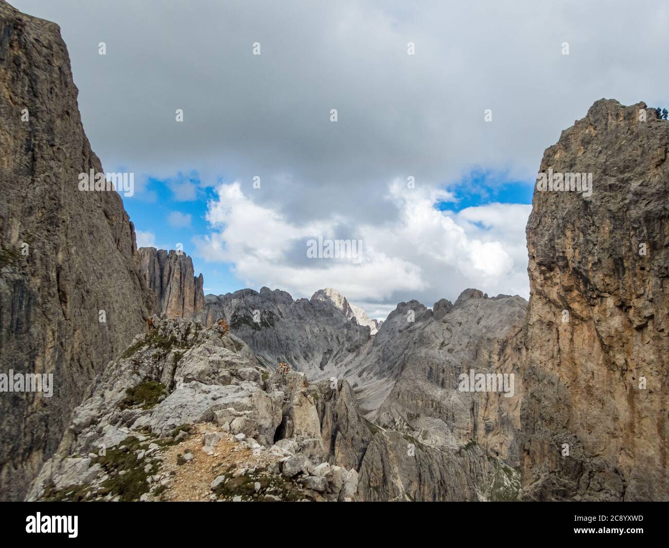 Climbing on the Rotwand and Masare via ferrata in the rose garden in ...
