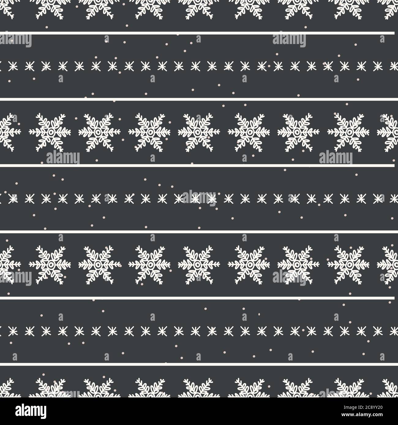 Seamless christmas snow falling stripe holiday background. Simple snow ...